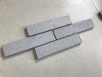 China Grey Color M25340 Split Face Brick Tiles For Exterior With Rough Surface for sale
