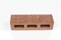 China Sand Texture Extruded Hollow Brick For Outside And Inside Wall Decoration for sale