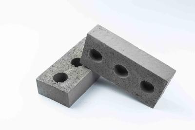 China Antique Texture Grey Brick With 3 Holes for sale