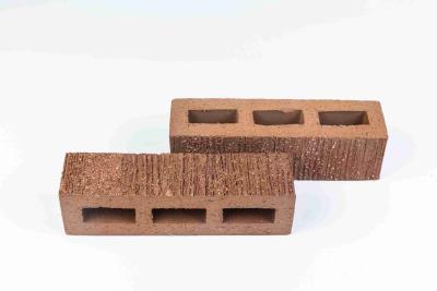 China Sandblast texture clay brick for exterior wall building for sale