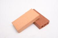 China High Strength Type Thin Brick Flooring For Outside Road Paving With Holes for sale