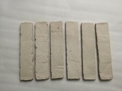 China 10mm Cream Color Rustic Surface Thin Veneer Brick for sale