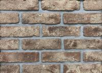 China Interior Exterior Size 205x55x12mm Rustic Brick Veneer Different Colors for sale