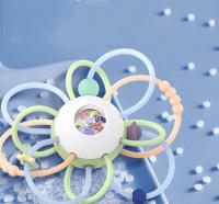China Food Grade Silicone Baby Teether Toy 150x150mm BPA Free Infant Chew Rod for sale