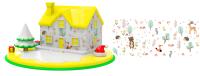China Silicone Baby Puzzle House Building Blocks 6-Piece Stacking Toy for Hands-On Learning for sale