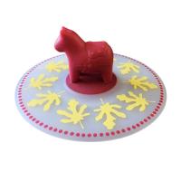 China Silicone Cup Cover 11.1cm Diameter Leak Proof Dustproof Insulated Reusable Coffee Mug Lid for sale
