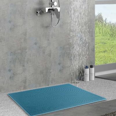 China Natural Silicone Non Slip Bath Mat 70x40cm for Elderly Kids Shower Safety for sale