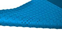 China Natural Silicone Non Slip Bath Mat 70x40cm for Elderly Kids Shower Safety for sale