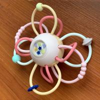 China Silicone Baby Teether Toy BPA Free 0-12 Months Sensory Grasping Ball for Teething Relief for sale
