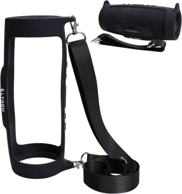 China Custom Silicone Protective Case for JBL Flip 6 Portable Bluetooth Speaker Waterproof Anti Drop with Handle Strap for sale