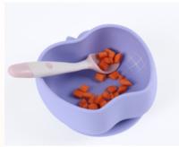 China Food Grade Silicone Baby Bowl with Suction Cup 250ml Anti Slip Toddler Feeding Bowl for sale