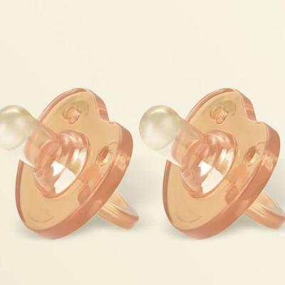 China 100% Silicone Baby Pacifier 0-6m BPA Free Lightweight Orthodontic 3-Pack for sale