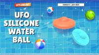 China Reusable Silicone UFO Water Balloon 80mm Self Sealing Magnetic Water Bombs for Outdoor Summer Pool Games for sale
