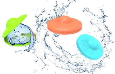 China Reusable Silicone UFO Water Balloon 80mm Self Sealing Magnetic Water Bombs for Outdoor Summer Pool Games for sale