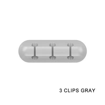 China Wholesale Silicone Cable Organizer Clips Desk Cord Holder for 6mm Wire Storage for sale