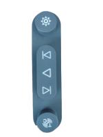 China Customized Silicone Buttons Laser Engraving Waterproof Dustproof Soft Tactile Keypad Switch 100mm for sale