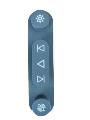 China Customized Silicone Buttons Laser Engraving Waterproof Dustproof Soft Tactile Keypad Switch 100mm for sale