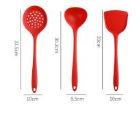China 6 Piece Non-Stick Silicone Kitchen Utensil Set Heat Resistant 230°C Spatula Cooking Tools for sale