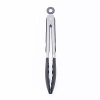 China Silicone Kitchen Utensils Heat Resistant Pliers 9 11 15 Inch Stainless Steel BBQ Clip for sale
