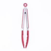 China Silicone Kitchen Utensils Heat Resistant Pliers 9 11 15 Inch Stainless Steel BBQ Clip for sale
