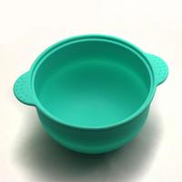 China Non Toxic Silicone Food Steamer 135x115x65mm Kitchen Cooking Pot with Handle and Lid for sale