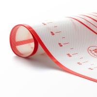 China Food Grade Silicone Rolling Mat 60x40cm Non Slip Baking Pad Custom Logo Kitchen Utensil for sale