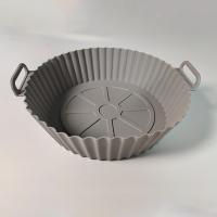 China Wholesale Foldable Reusable Non Stick Silicone Air Fryer Liner Baking Mat 20x17x5cm for sale
