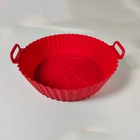 China Wholesale Foldable Reusable Non Stick Silicone Air Fryer Liner Baking Mat 20x17x5cm for sale