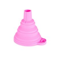 China Food Grade Silicone Foldable Funnel 7.5cm Liquid Dispenser for Kitchen Oil and Sauce Pouring for sale