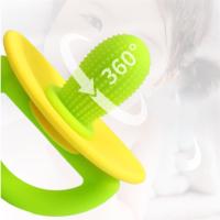 China Silicone Cactus Baby Teether Toy 60mm Safe BPA Free Soothing Gum Relief for 4+ Months for sale