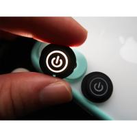 China Flexible and Durable Silk Screen Transparent Silicone Buttons for Custom Designs for sale