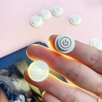 China Flexible and Durable Silk Screen Transparent Silicone Buttons for Custom Designs for sale