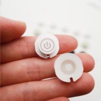 China Flexible and Durable Silk Screen Transparent Silicone Buttons for Custom Designs for sale