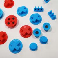 China Flexible and Durable Silk Screen Transparent Silicone Buttons for Custom Designs for sale