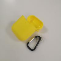 China Custom Silicone Earphone Protective Case for AirPods 1 2 Pro 2 with Keychain Hook for sale