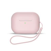 China Custom Silicone Earphone Protective Case for AirPods 1 2 Pro 2 with Keychain Hook for sale
