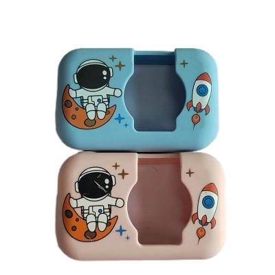 China Custom Silicone Protective Case for Kids Cartoon Camera Toys 360 Drop Protection for sale
