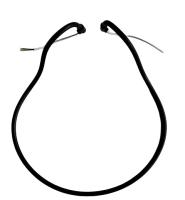 China Custom Silicone Neckband Bluetooth Earphone Components High Elasticity Ergonomic Design 100g Lightweight for sale