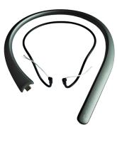 China Custom Silicone Neckband Bluetooth Earphone Components High Elasticity Ergonomic Design 100g Lightweight for sale