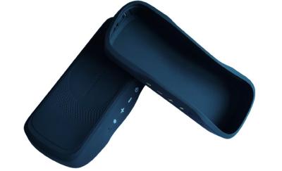 China Custom Silicone Speaker Protective Case Anti Slip Travel Portable Audio Cover Food Grade Silicone for sale