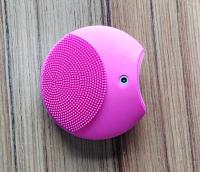 China Customized Silicone Facial Cleansing Brush Soft Bristle Blackhead Removal Portable Skincare Tool for sale