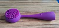 China Customized Silicone Facial Cleansing Brush Soft Bristle Blackhead Removal Portable Skincare Tool for sale