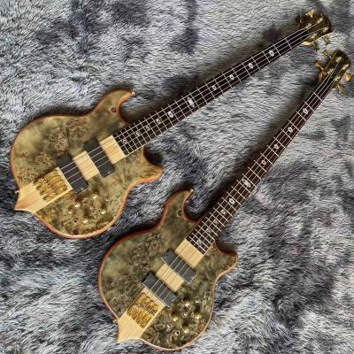 China Custom Alem Grand Style 4 5 6 String Neck Through Body Electric Bass Ash Body 22 Fret for sale