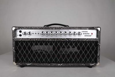 China Custom Handwired Guitar Amp Head 100W SSS Steel String Singer Tone with Snake Tolex for sale