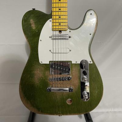 China Custom Vintage Aged TPP Francis Rossi Status Quo Tribute Relic Electric Guitar 22 Fret Alder Body for sale