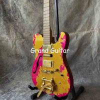 China Custom Flamed Maple Neck Alder Body Electric Guitar HSH Pickups 22 Fret Locking Tuners Aged Relic for sale