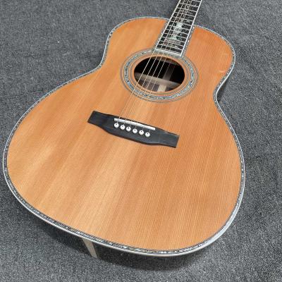 China Custom 39 Inch OOO Acoustic Guitar Solid Spruce Top Rosewood Back Sides Ebony Fingerboard for sale