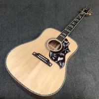 China Custom Hummingbird Dove Acoustic Guitar Natural Spruce Top Rosewood Back 21 Frets for sale