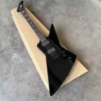 China Custom ESP Style Electric Guitar Mahogany Body 22 Fret Black Gloss Finish for sale