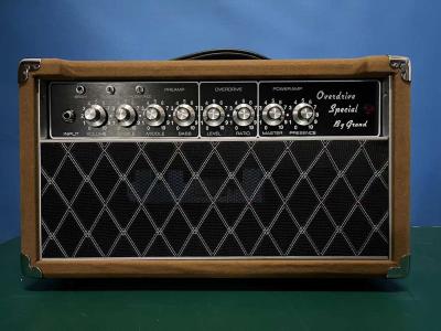 China Custom Grand ODS20G 20W Hand Wired Guitar Amplifier Head Dumble Style Brown Tolex VOX Grill for sale